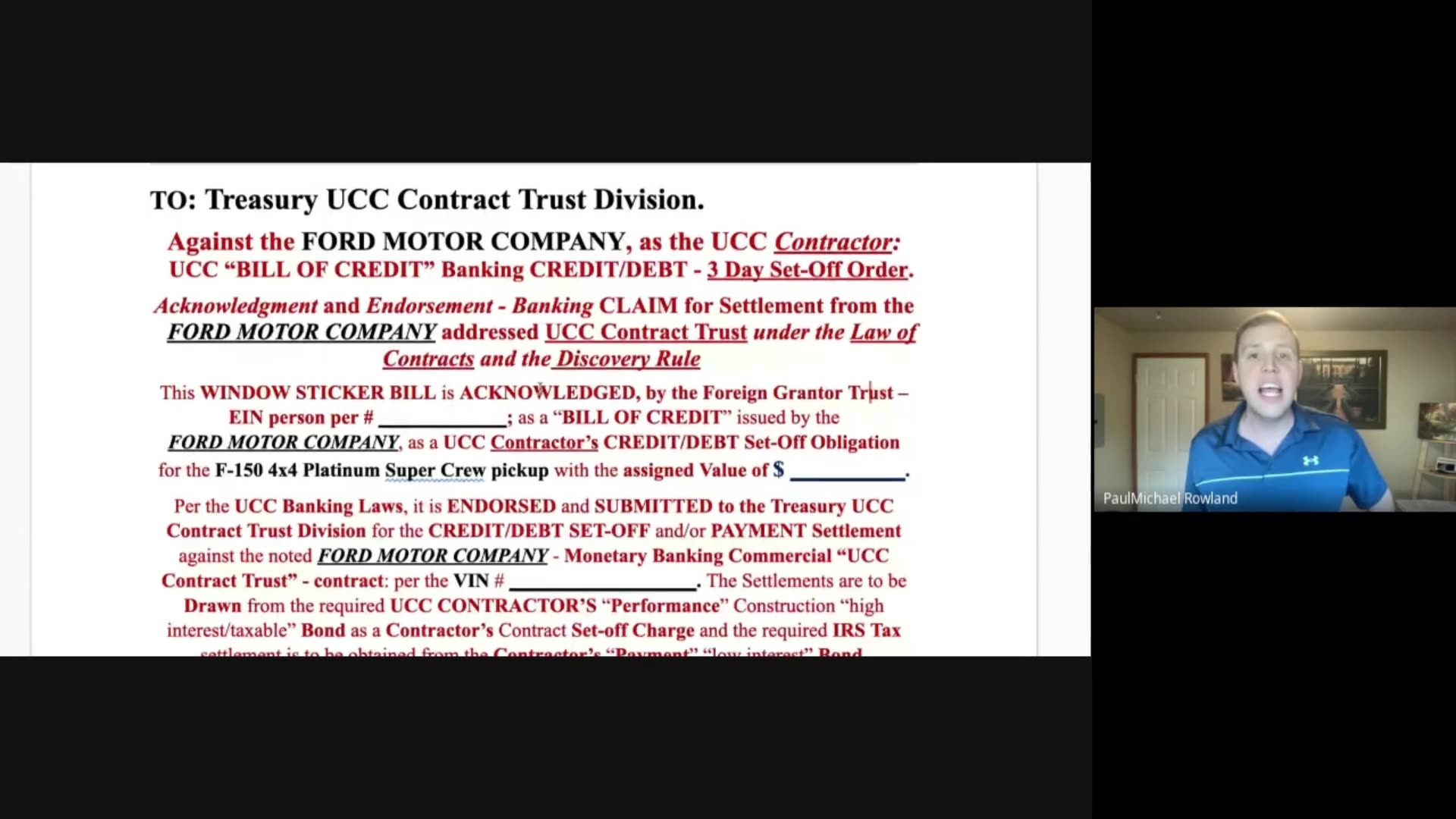 Devine Banking 101- Creditor Academy (2ND QTR class) Course 1 (Patrick ...