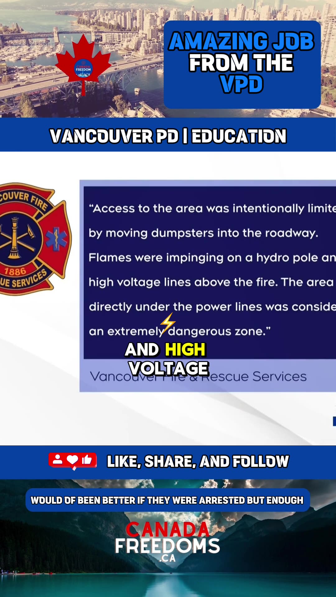 Amazing Job From the Vancouver PD