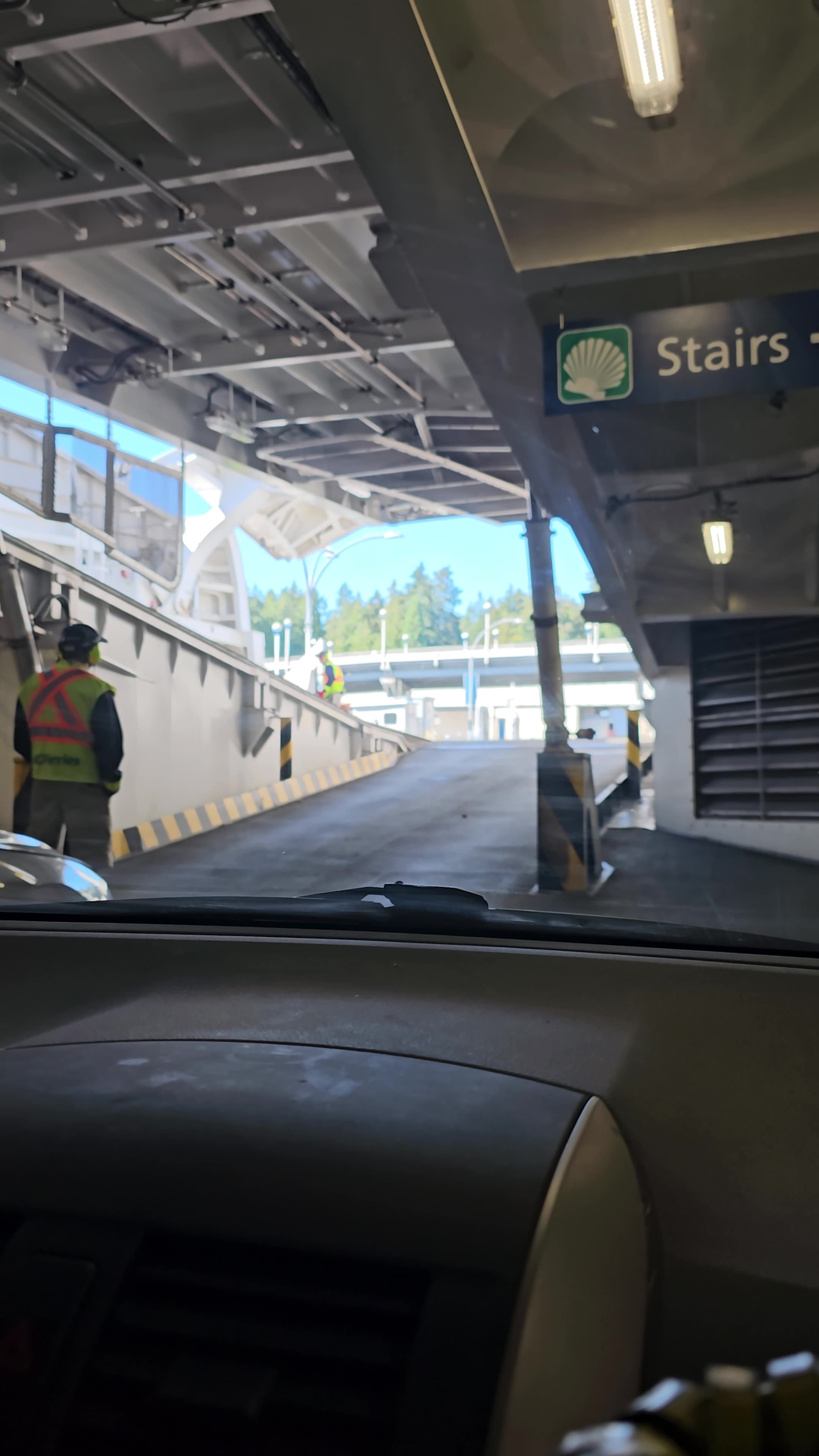 Ferry Ramp Opening Mishap