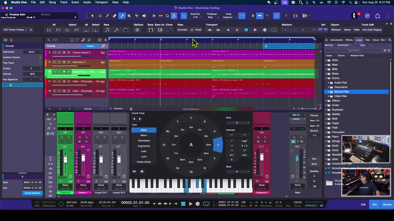 PreSonus Studio One - Understanding Studio One Music Loops - Home ...