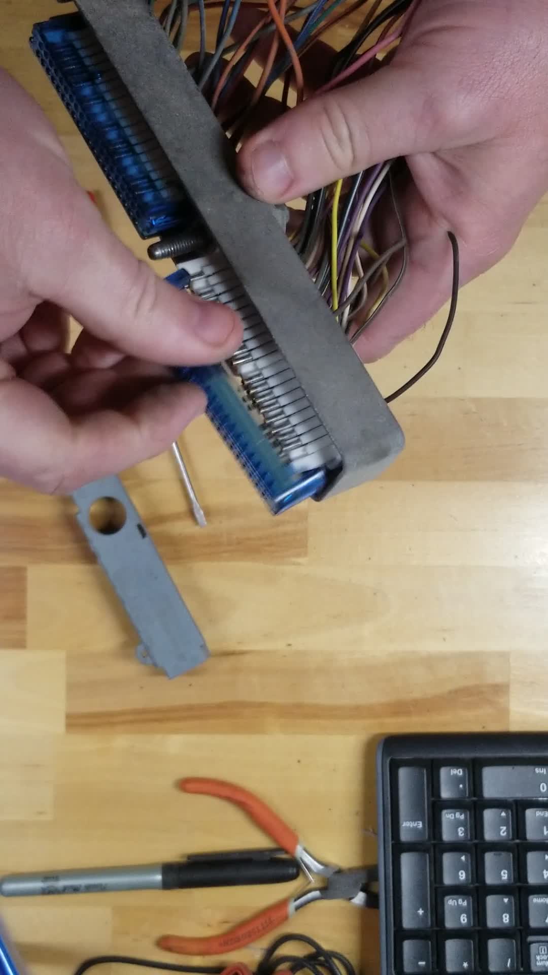 How to remove and insert wire pins in an "LS1 style" PCM connector
