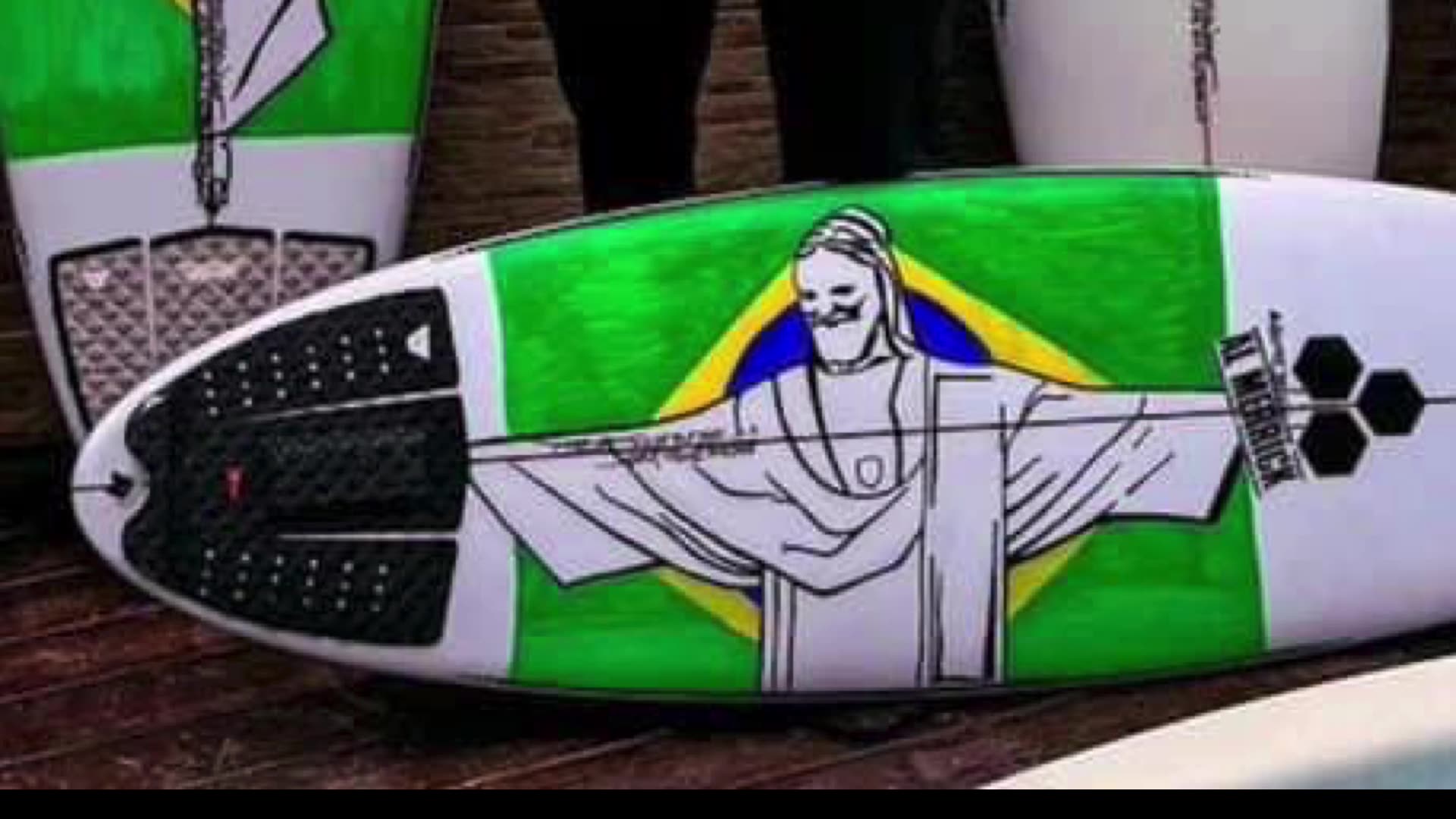Paris Olympics banned Brazilian surfer from using surf board featuring ...