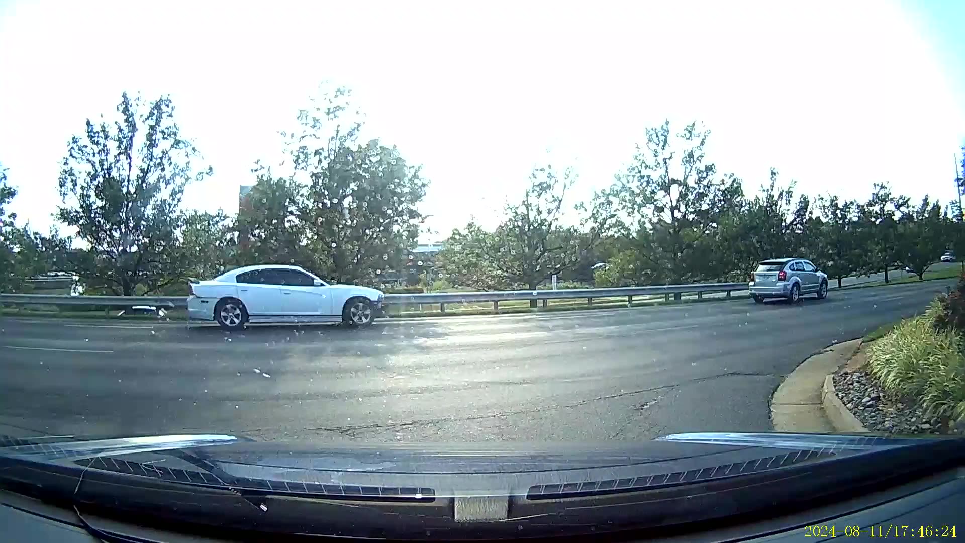 Dashcam Captures Sudden T-Junction Collision