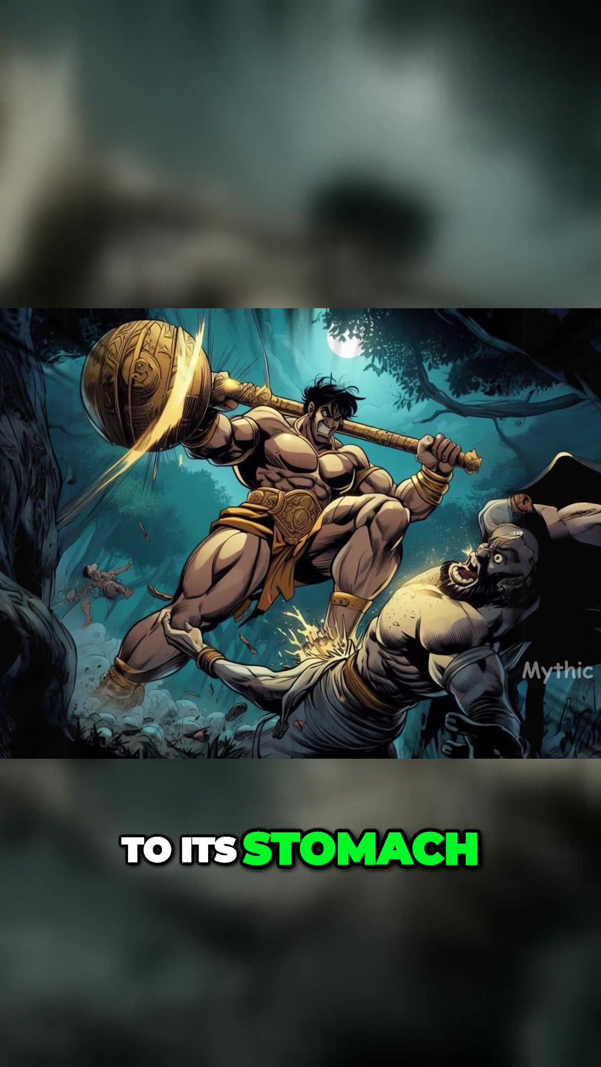 Bheema's Epic Battle: The Legendary Beast | Hindu Mythology | Mythic ...