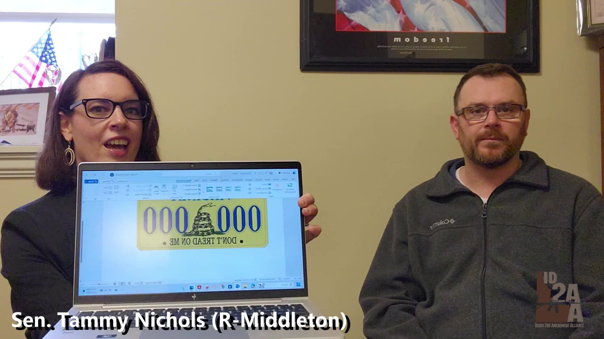 Sen. Tammy Nichols Introduces Gadsden Flag License Plate Bill; Benefits ...