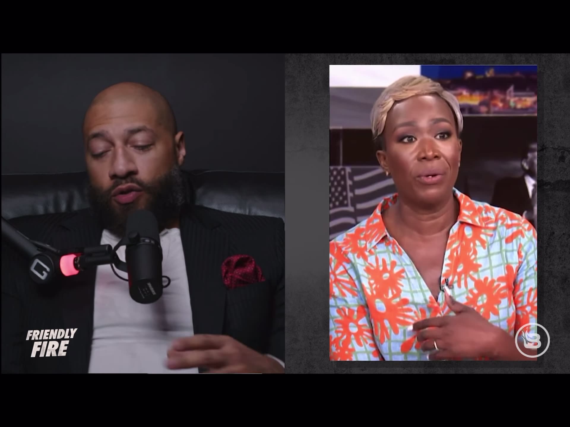 Jason Whitlock and Royce White discussing Joy Reid from MSLSD crazy town 😂