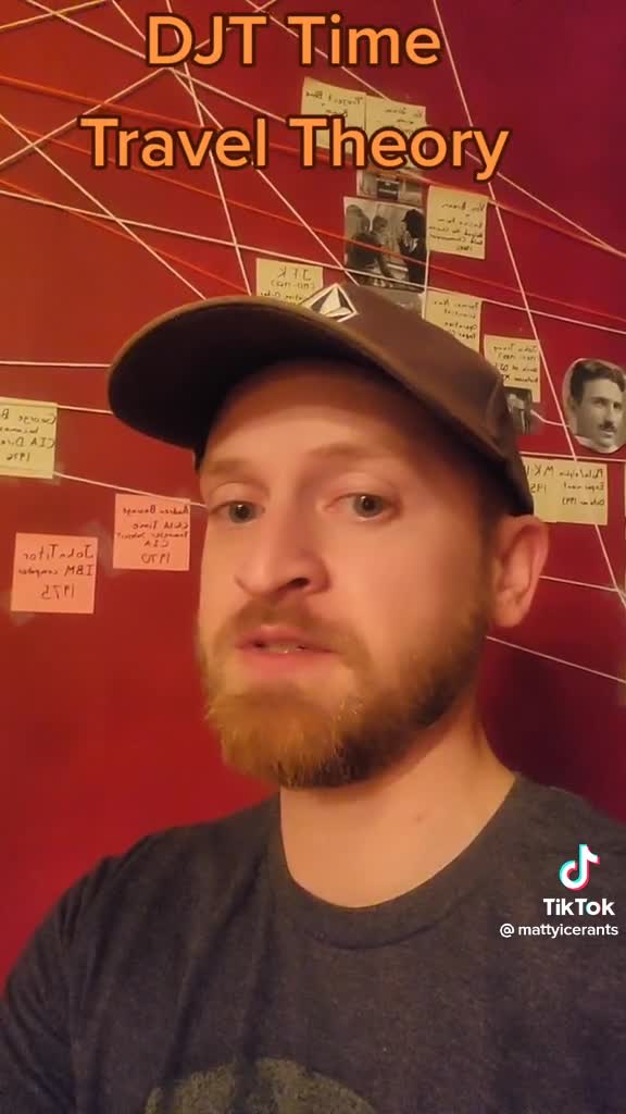 DJT- Time Travel layout- Donald Trump time traveler