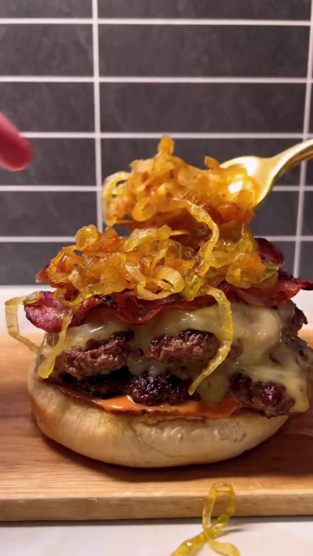 SPICY SMASH BURGER #SMASHBURGER #FOOD #BURGER#COOKING #RECIPE