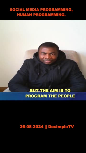 Subtle human programming through media. #dosimpletv