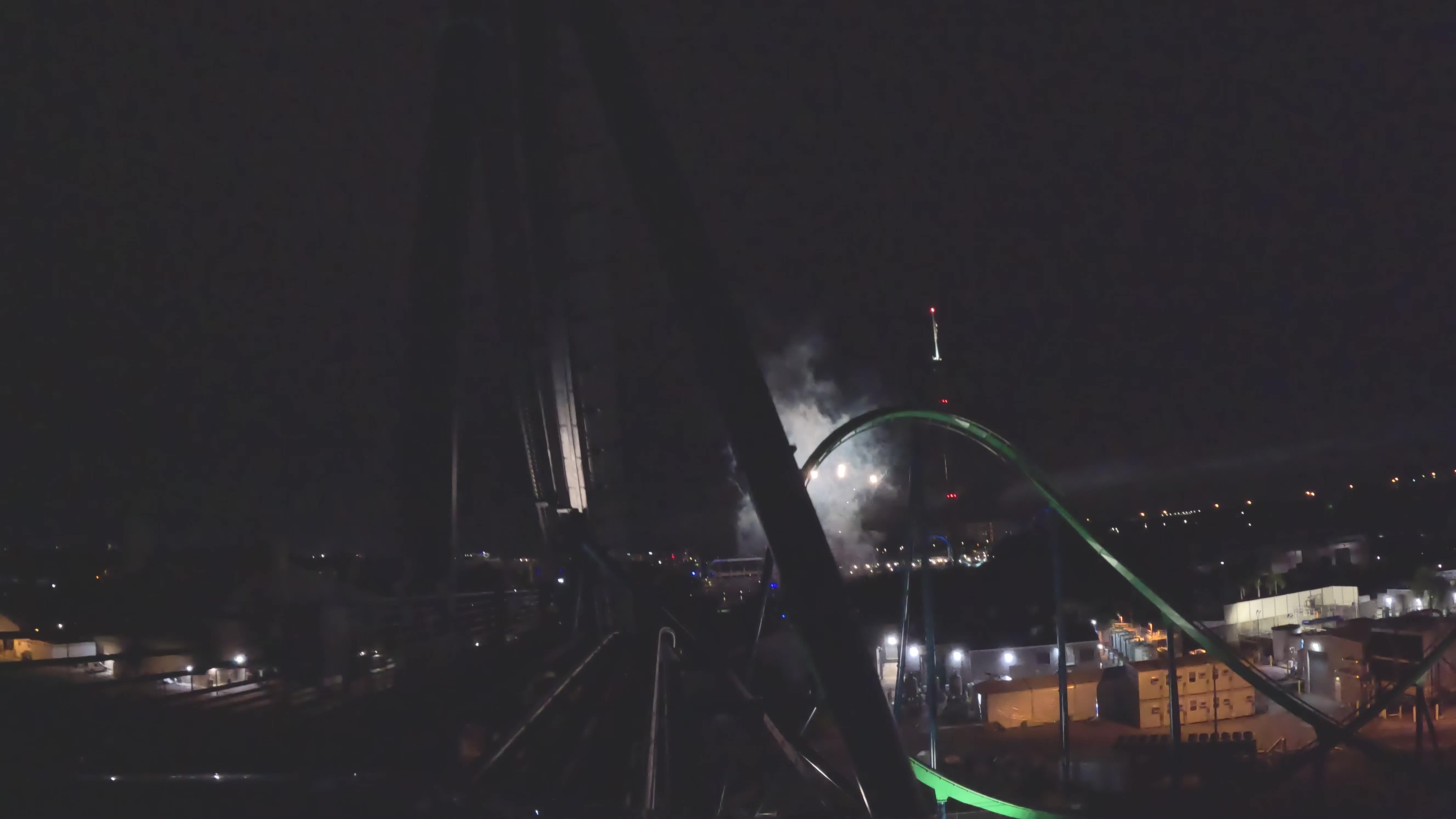 Mako - Night Ride - Front Row - Seaworld Orlando