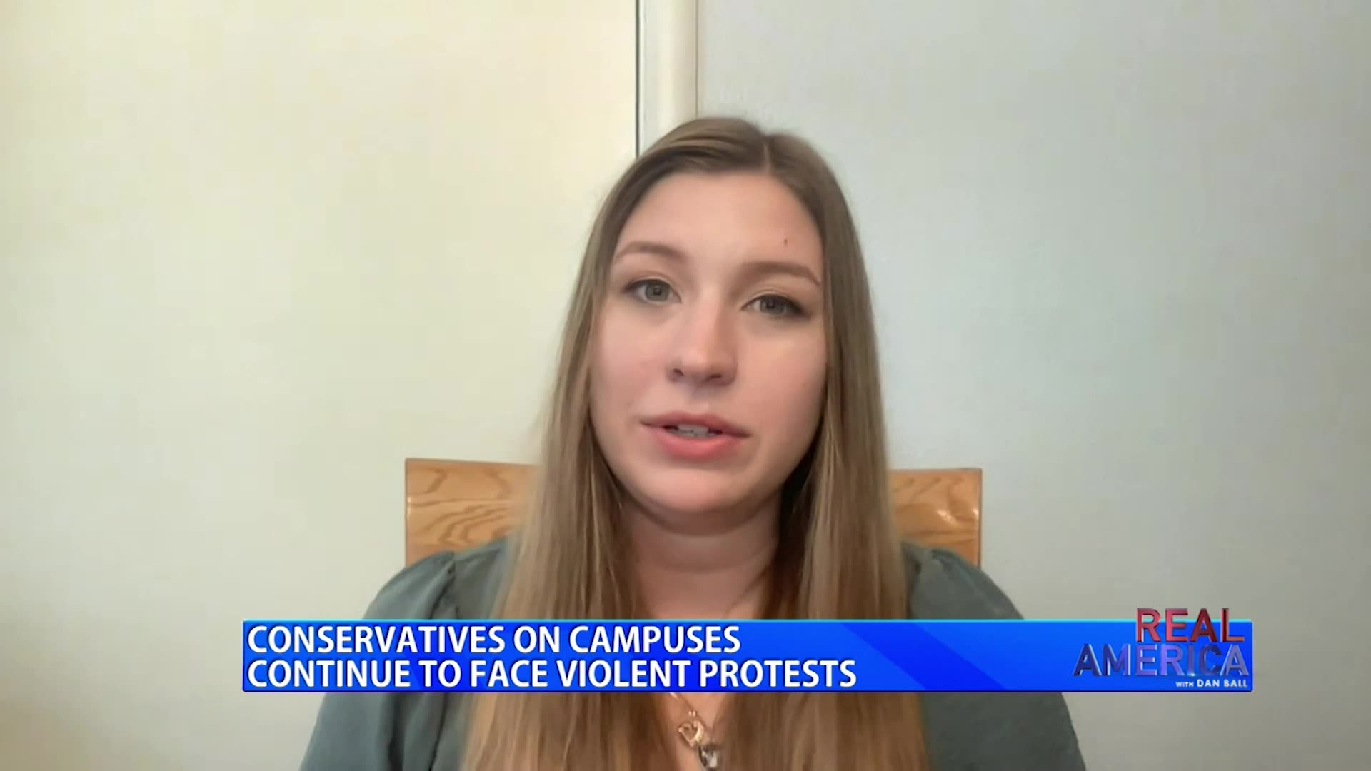 REAL AMERICA -- Amber Kleinke, Violence Against Conservatives on ...