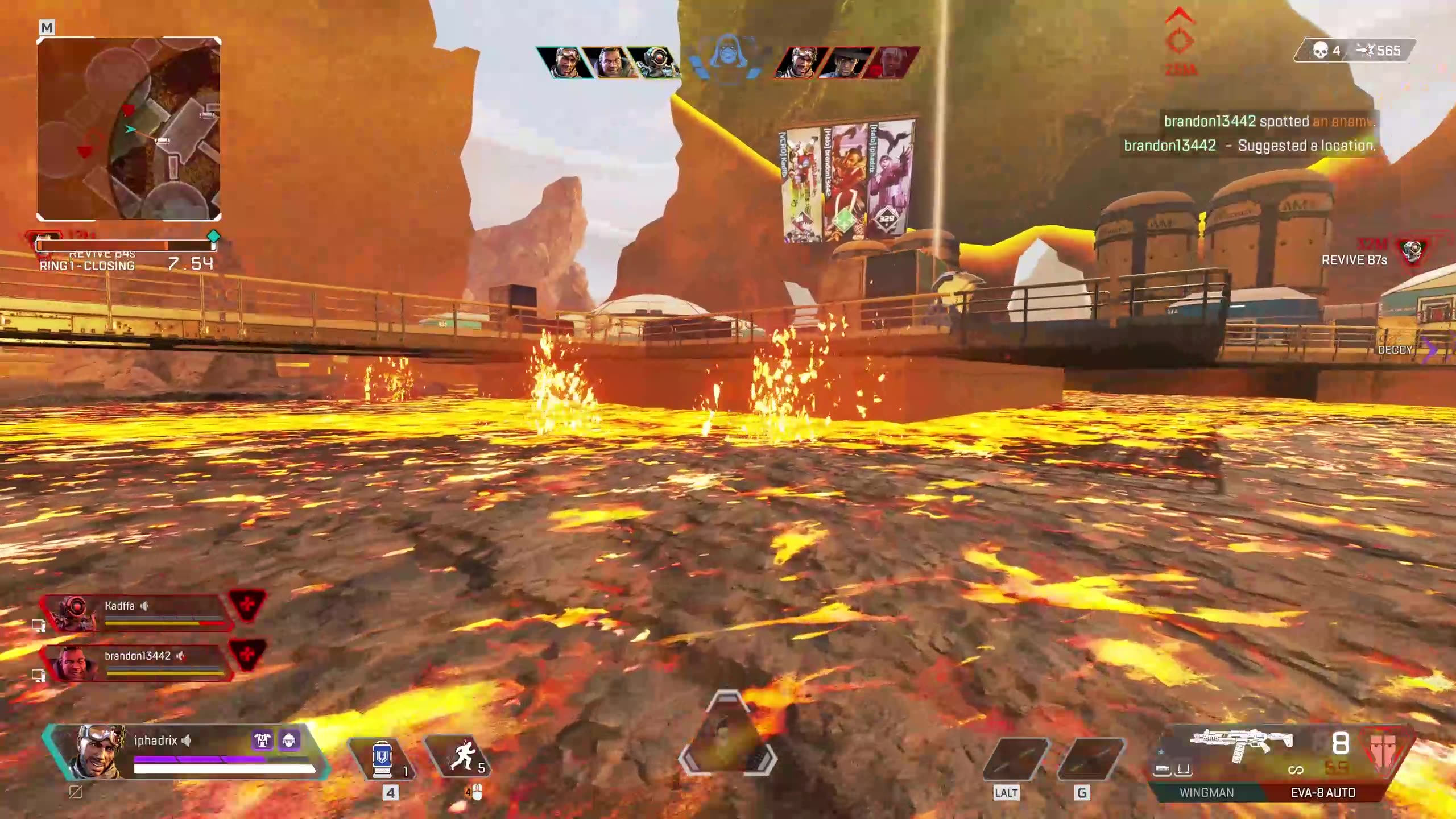 Apex Legends- he died in the circle