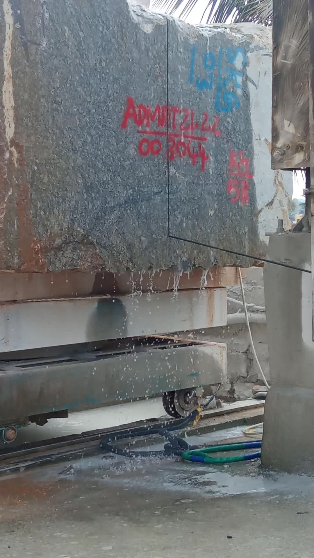 Cutting Granite