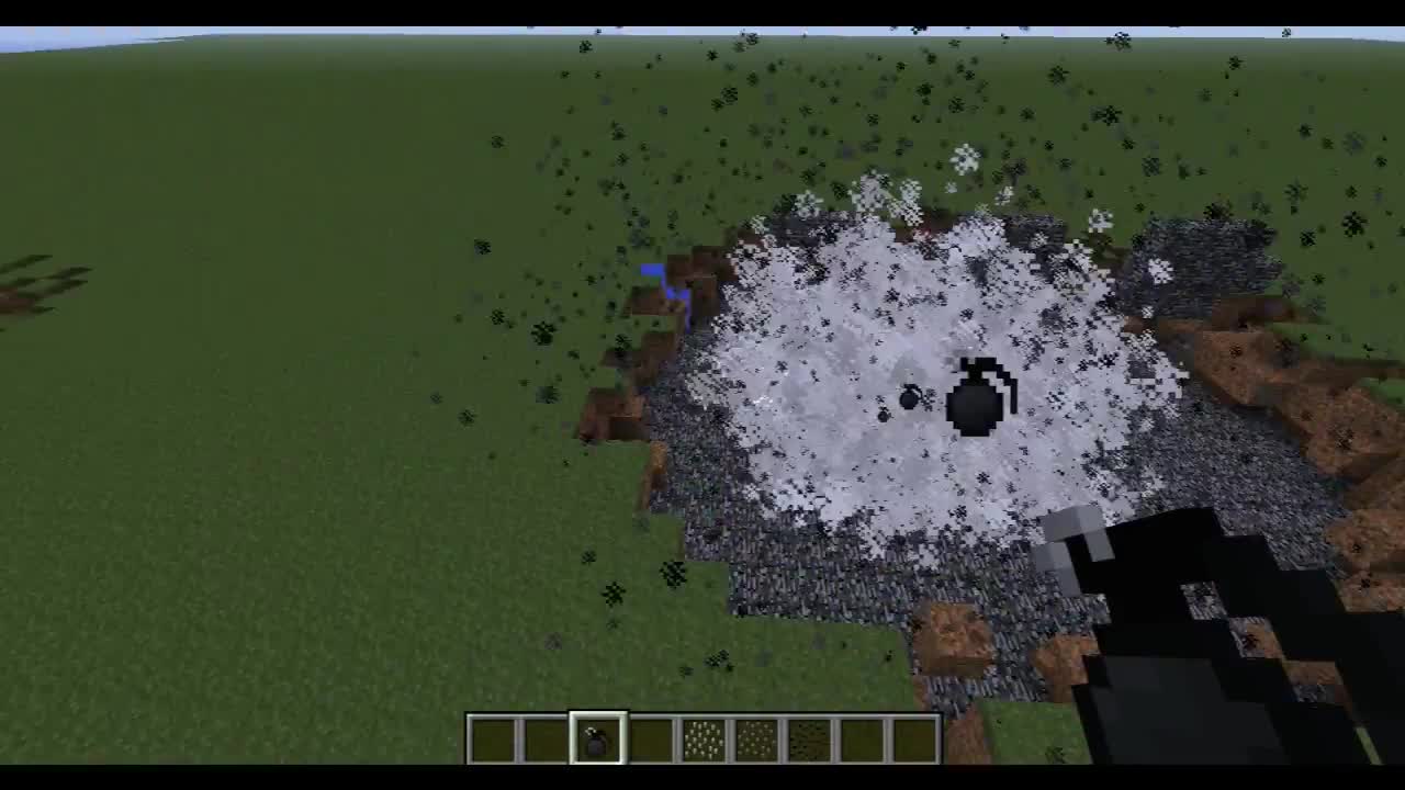 Gunpowder plus mod! (Grenade mod) Epic explosions for minecraft._HD