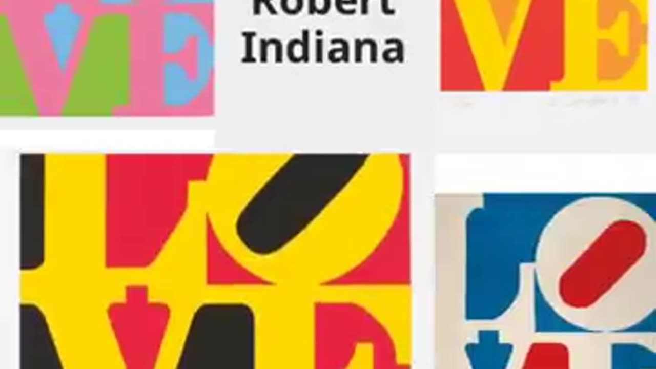 The talented artist Robert Indiana made a significant impact in the ...