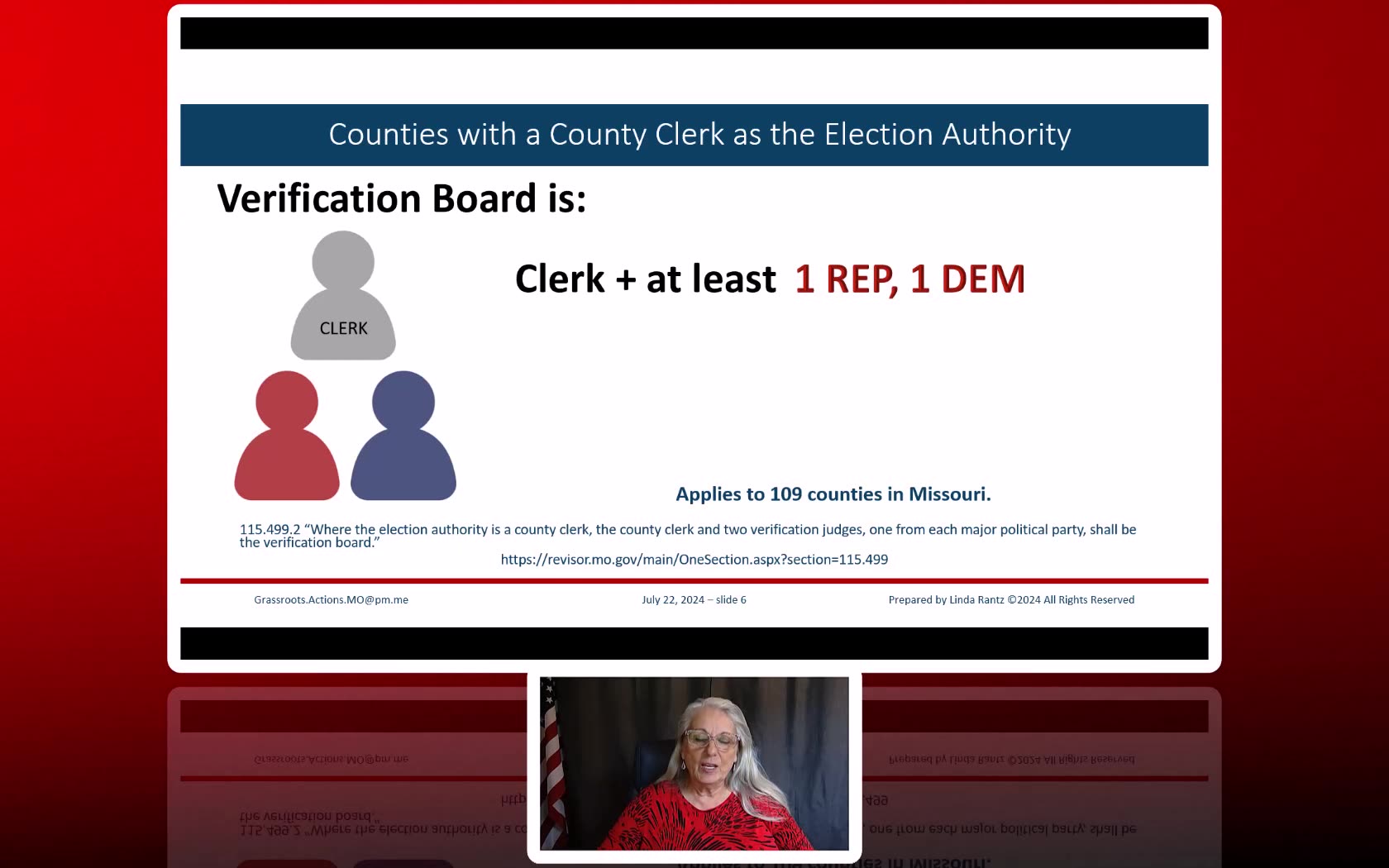 Verification Board - Duties