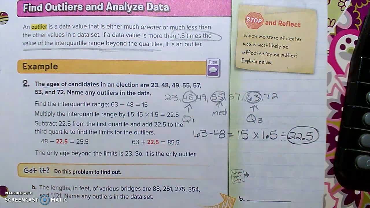 Gr 6 - Ch 11 - Lesson 3 - PART 2 - Measures of Variation