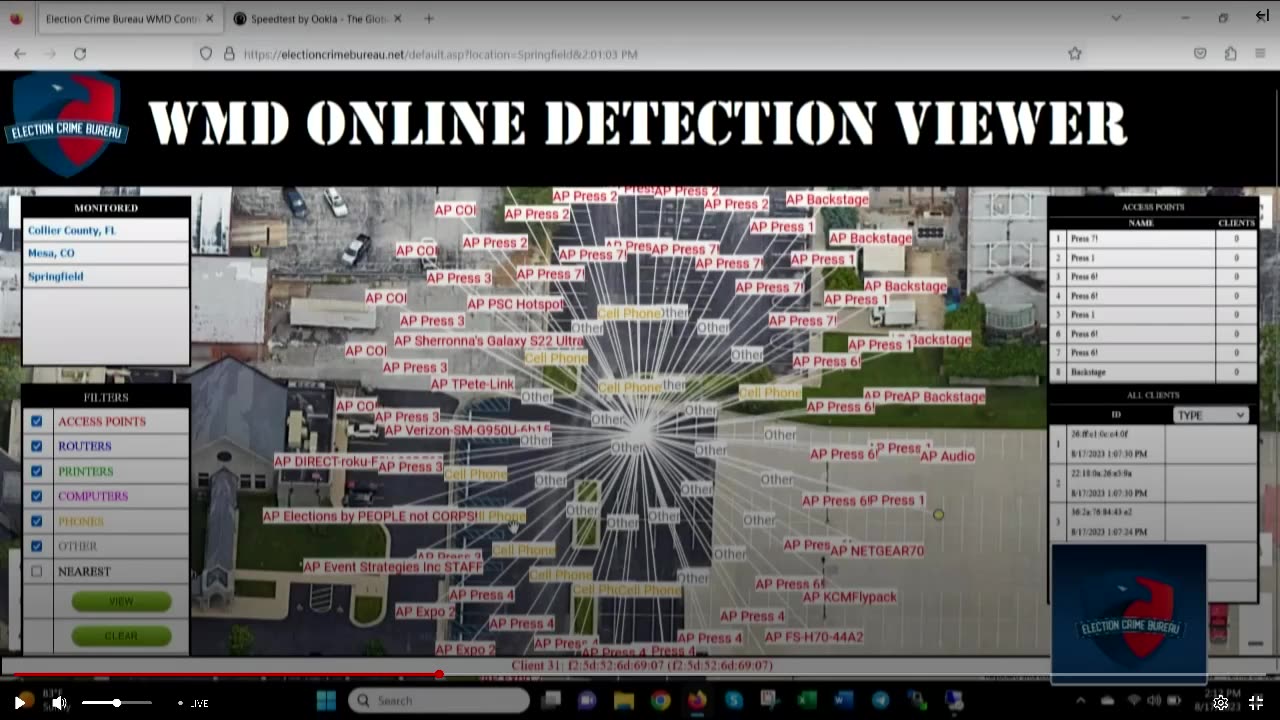 Mike Lindell Reveals the WMD Election Fraud Alert Device at Springfield ...