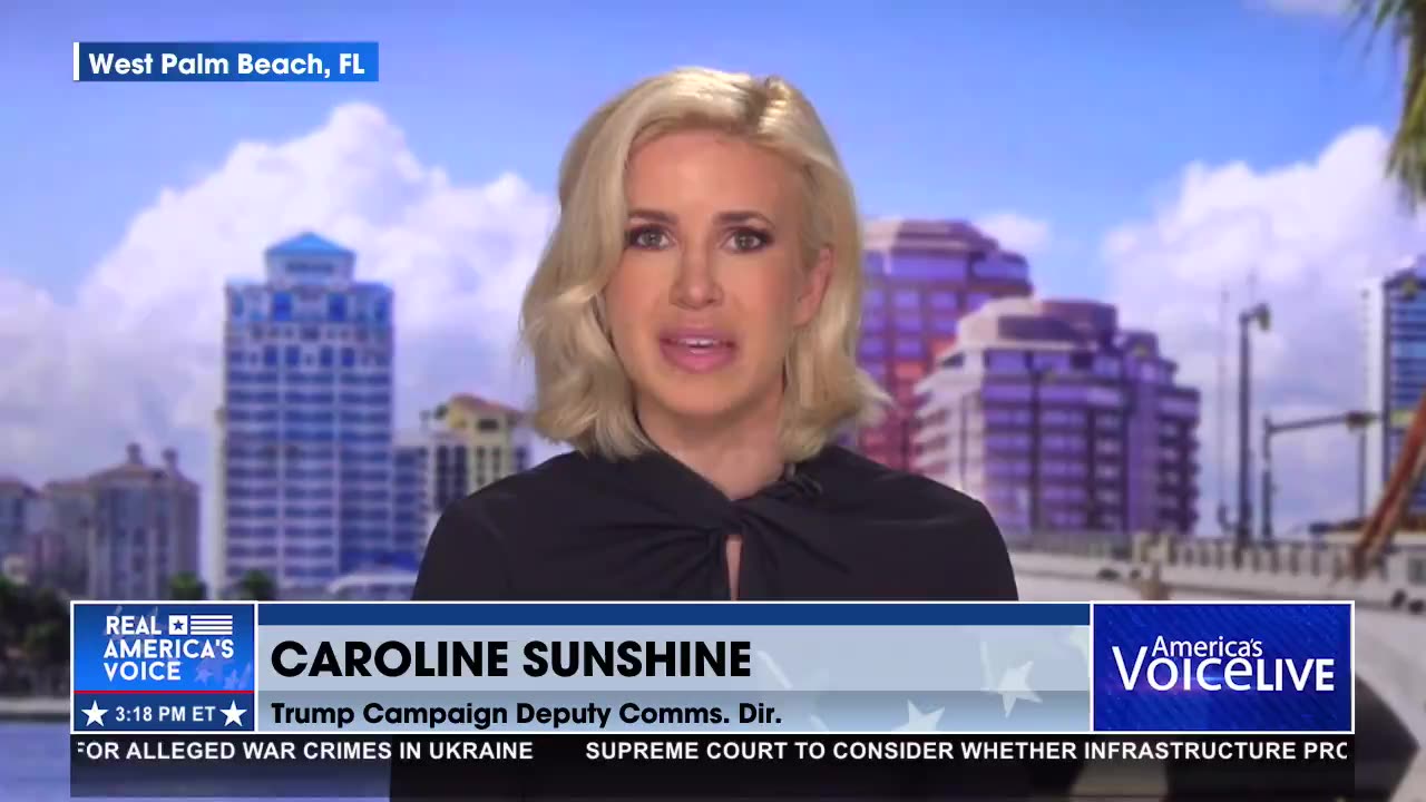Caroline Sunshine and Steve Gruber Talk About CNN Silencing Karoline ...