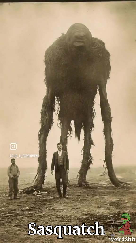 More Declassified Sasquatch Photos that shows many Weird shapes & sizes