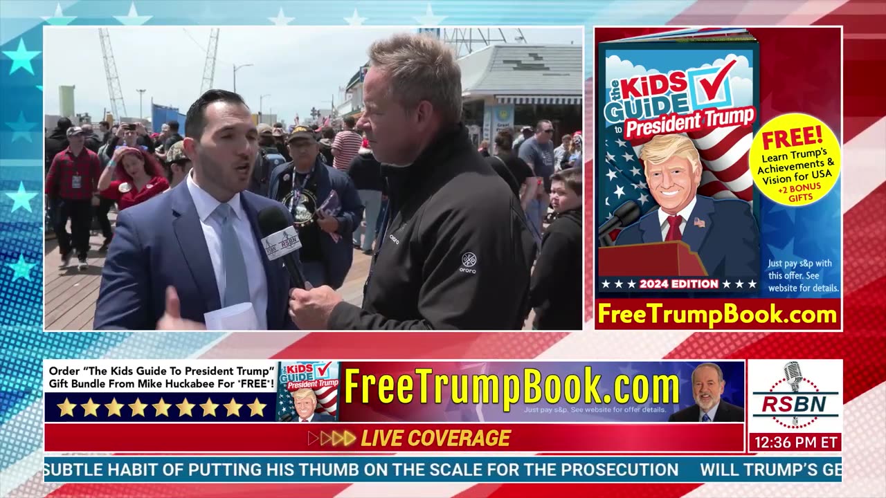 WATCH: Trump Rally Speaker Mike Crispi Interviews on RSBN in Wildwood ...