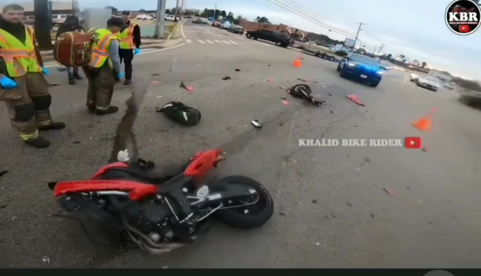 Watch this shocking footage of a bike accident in America where a ...