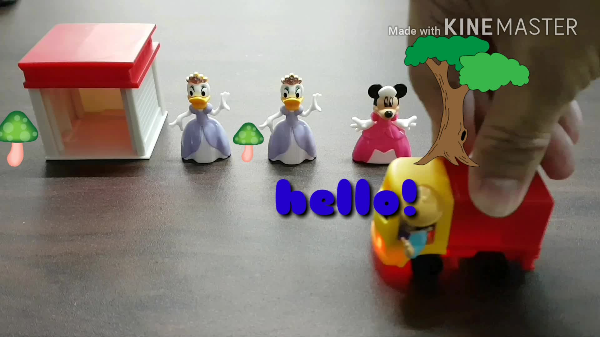 Mr. Yum, Minnie Mouse, Daisy Duck (Plus Optimus Prime)