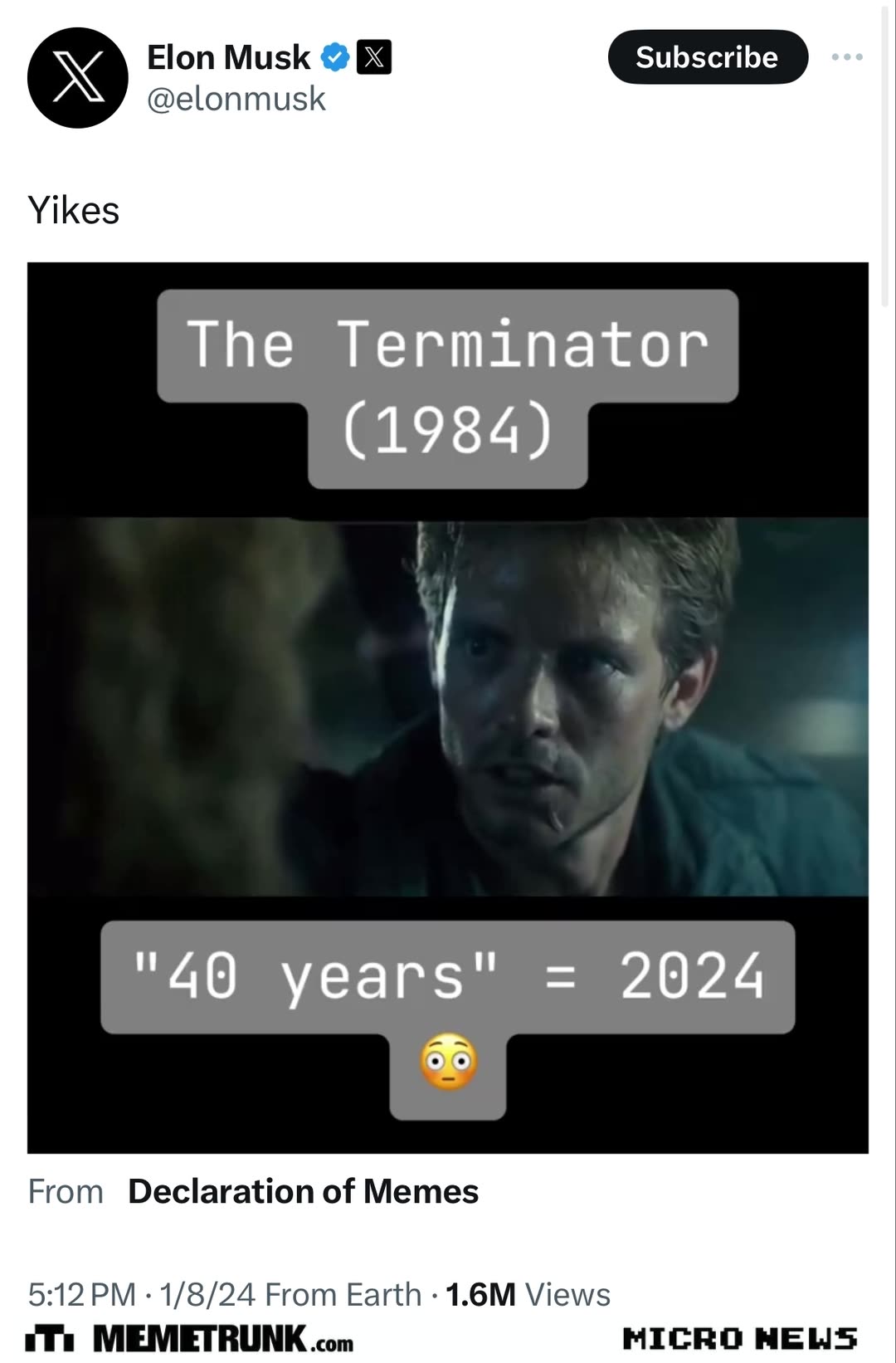 Terminator 1984: 40 Years…