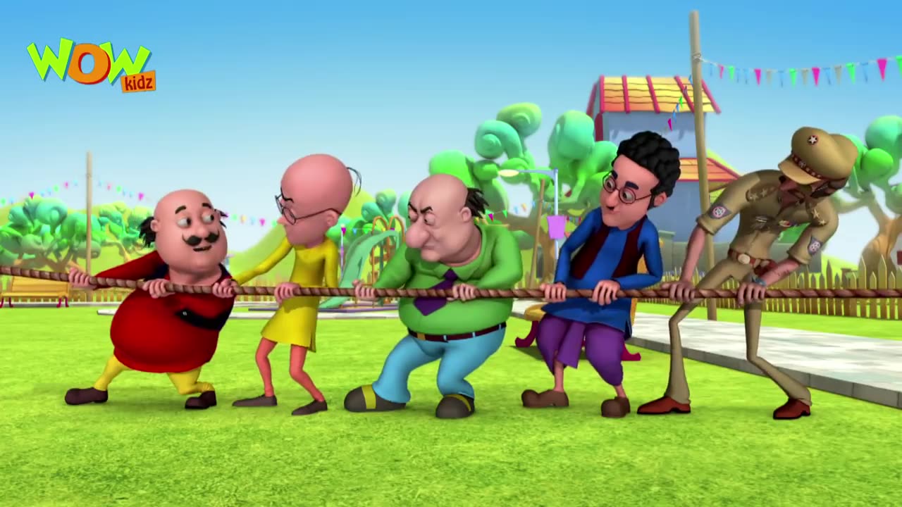 Motu Patlu animated cartoon .. The Giant Tree