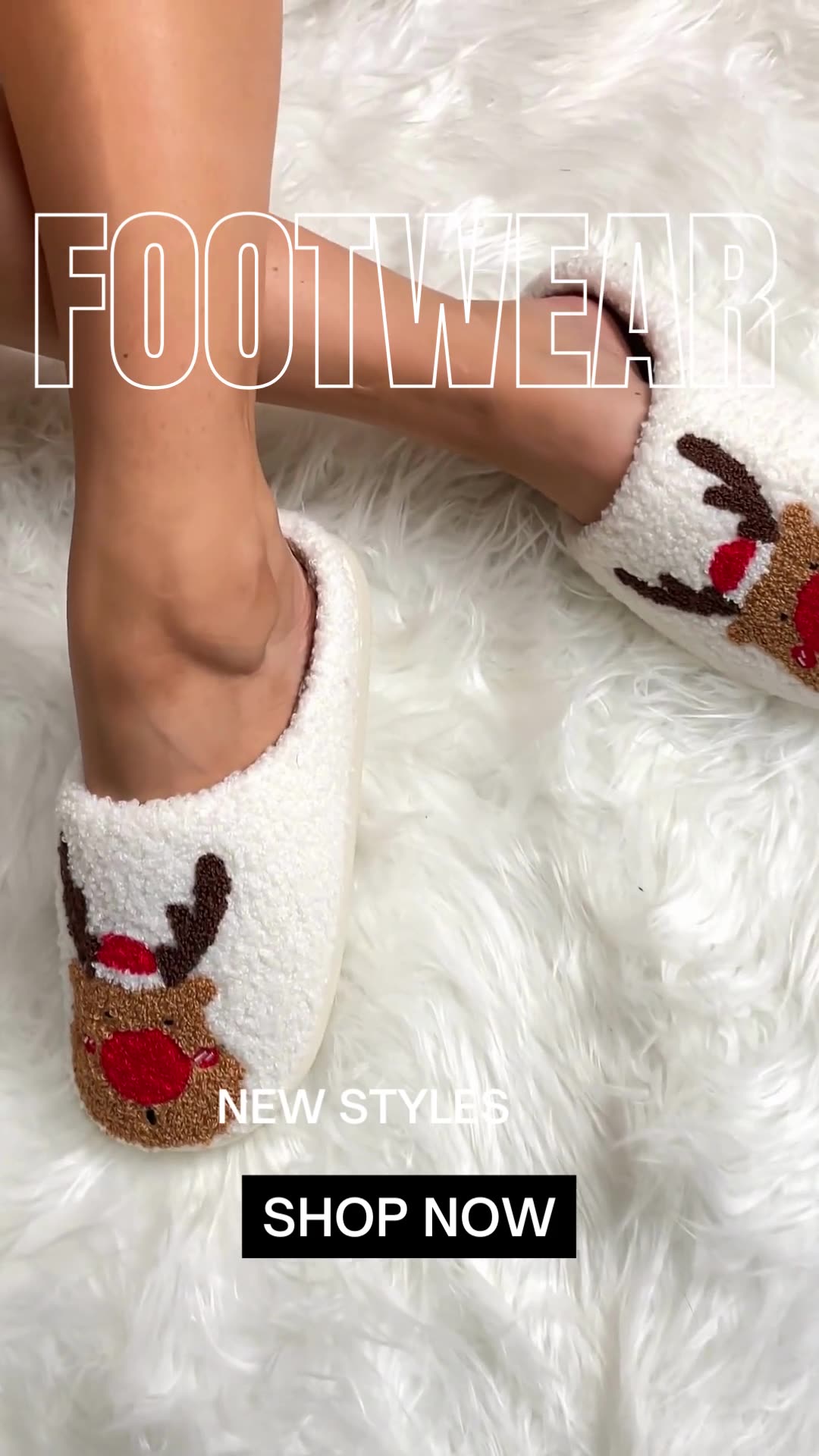 Melody Rudolph Print Plush Slide Slippers #shorts