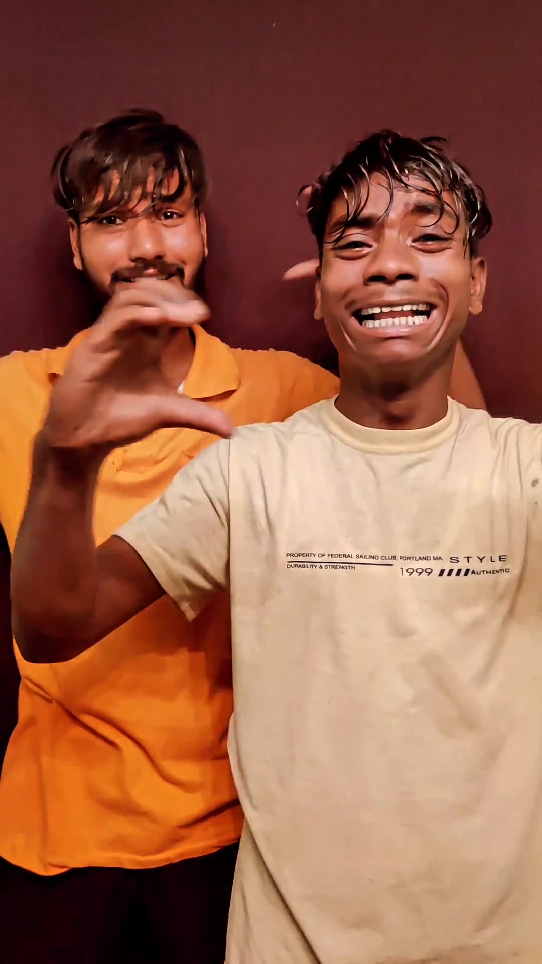 The hilarious face expression