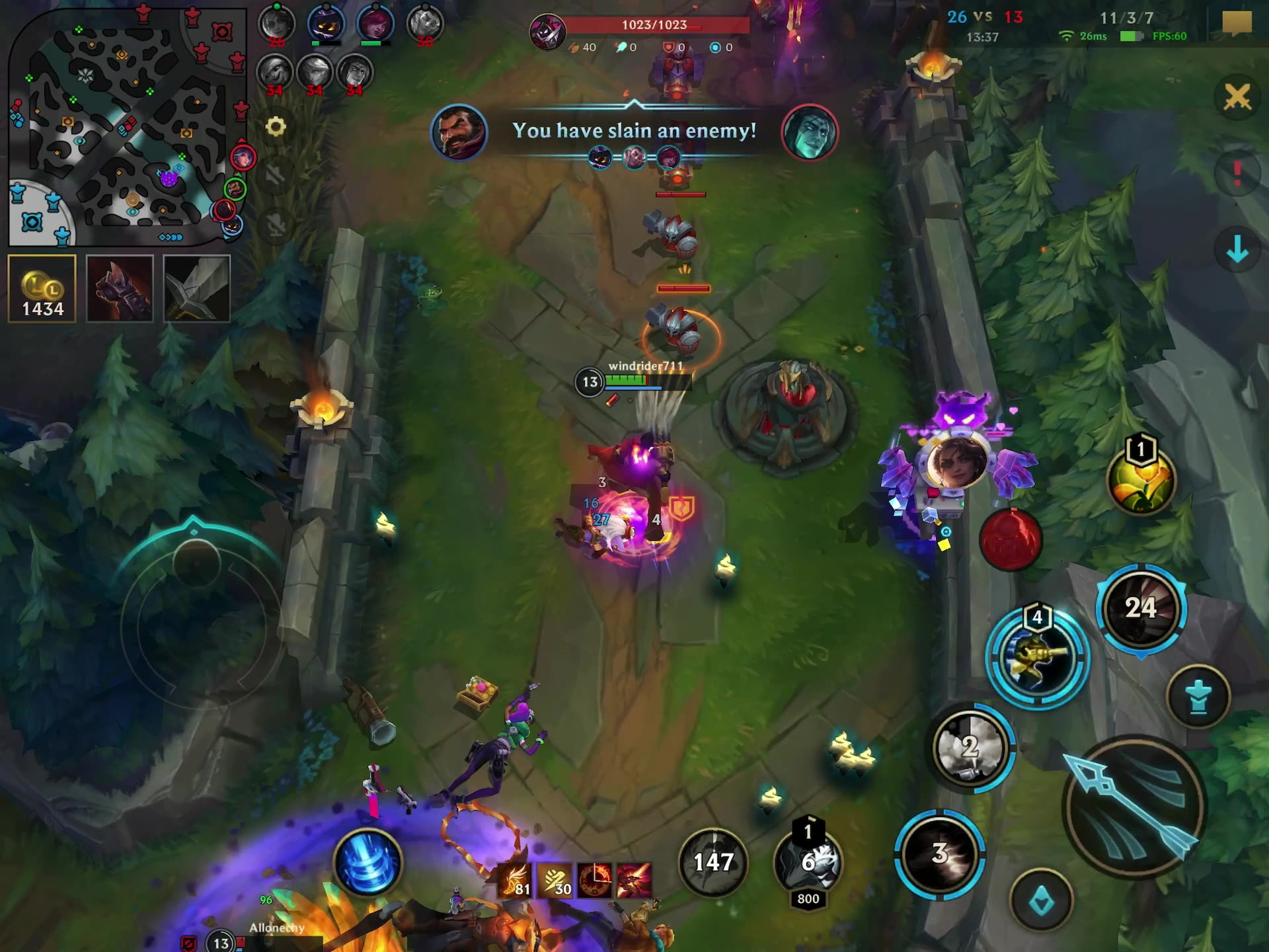 Wild Rift Gameplay: Graves vs Lillia Jungle Showdown