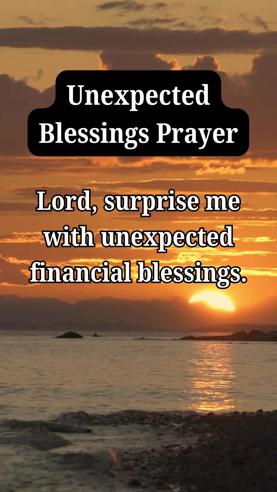 Daily Jesus Prayers for the unexpected Blessings