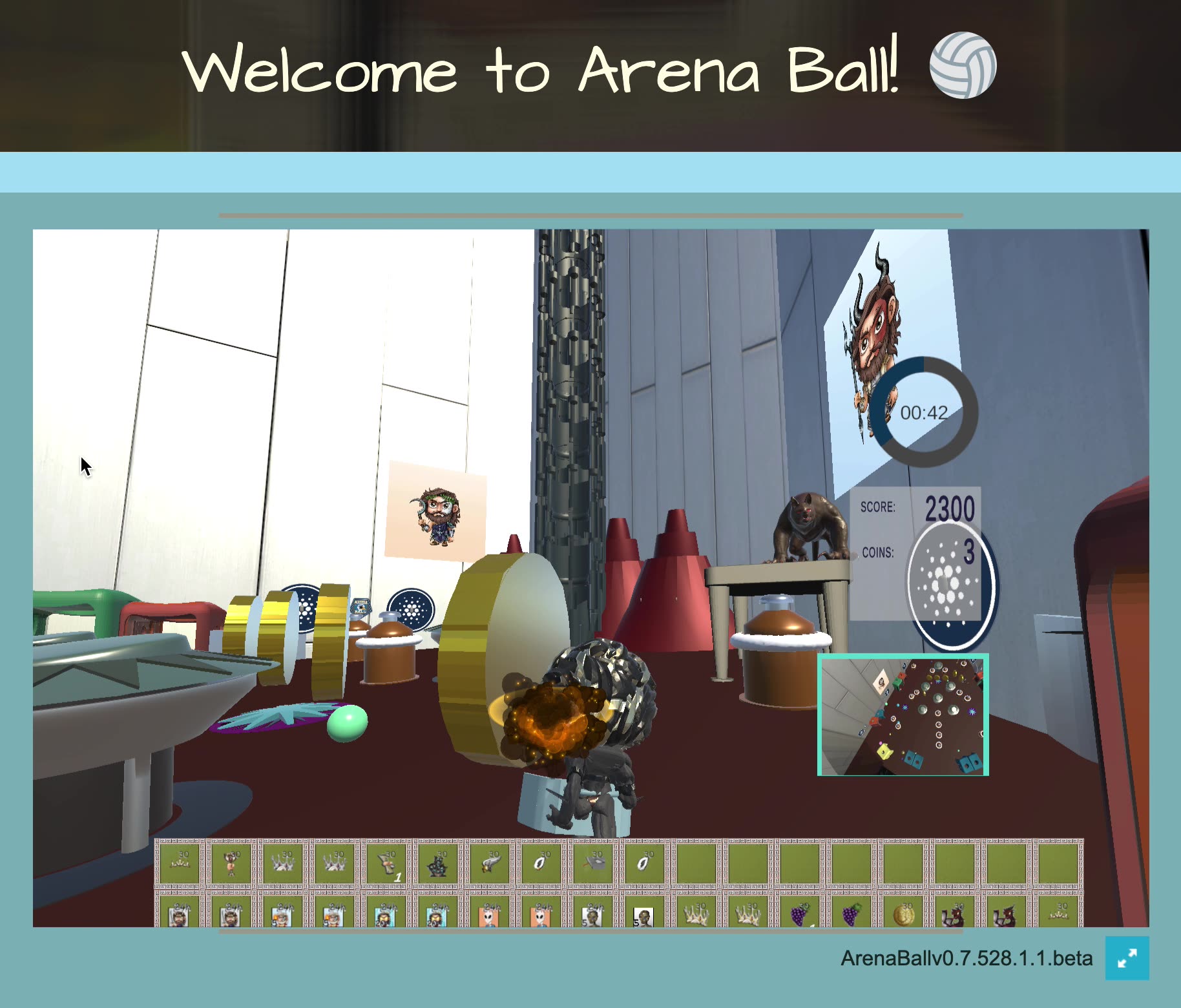 Arena Ball🏐! Play in your browser! Preseason14