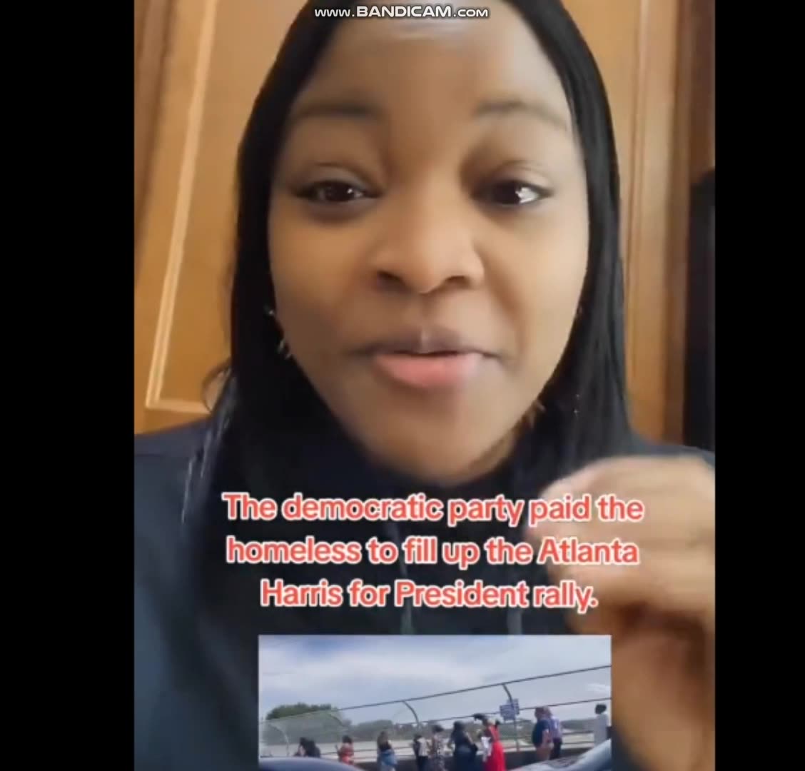 EXPOSED Kamala Harris bussing in homeless to fill seats at her rally