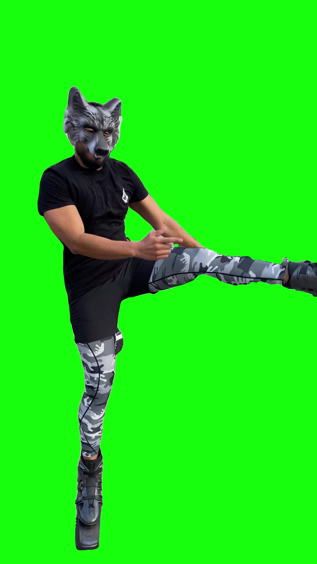 Big Bad Wolf Workout Meme | Green Screen