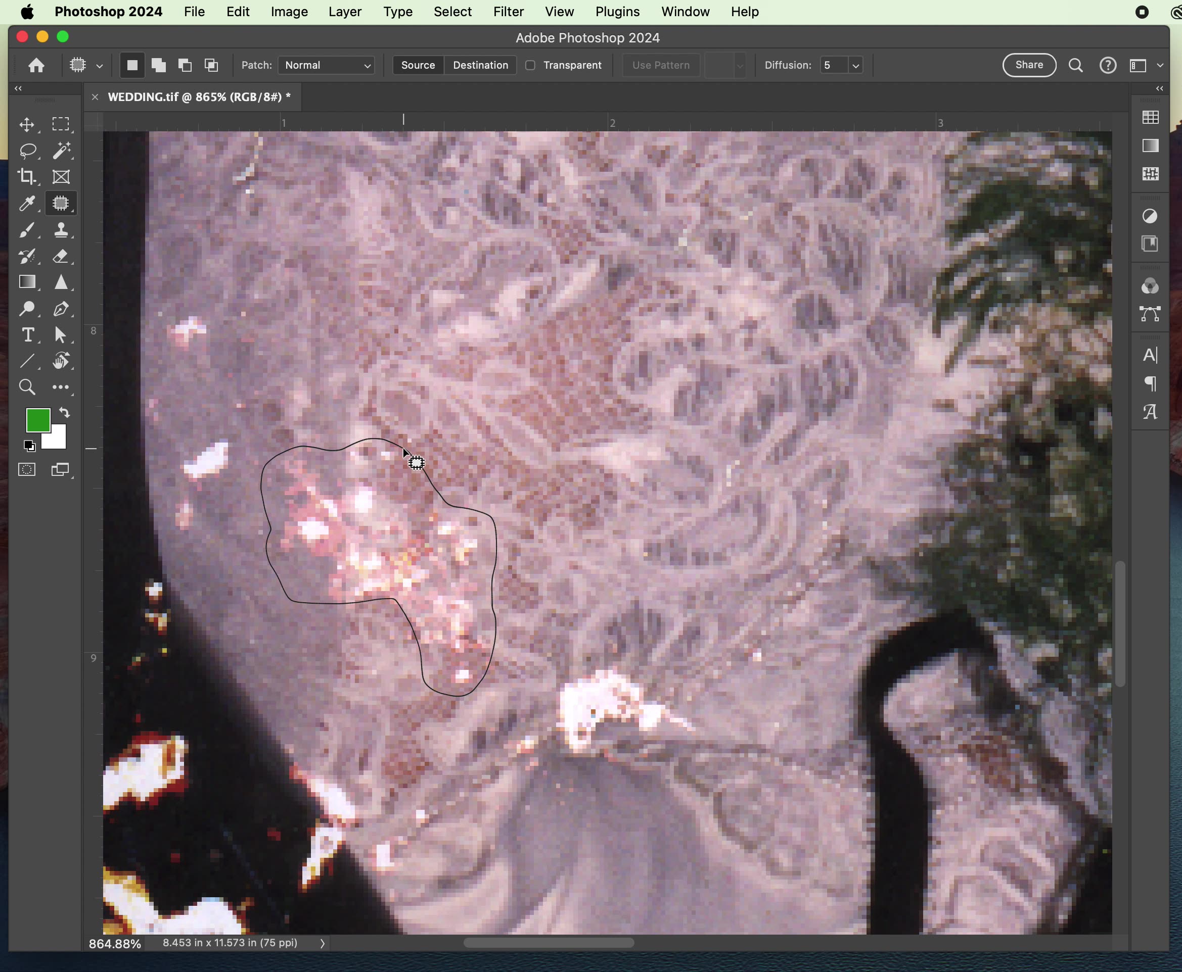 8—More retouching tools