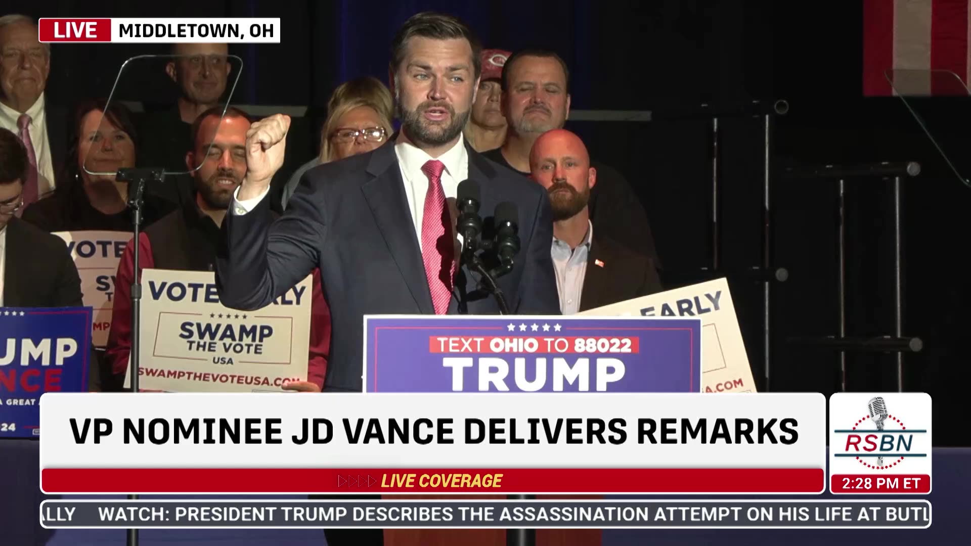 FULL SPEECH: Vice Presidential Nominee JD Vance Holds a Hometown Rally ...