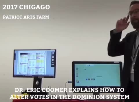 (2017) Eric Coomer: Explains How To Alter Votes in the Dominion Voting ...