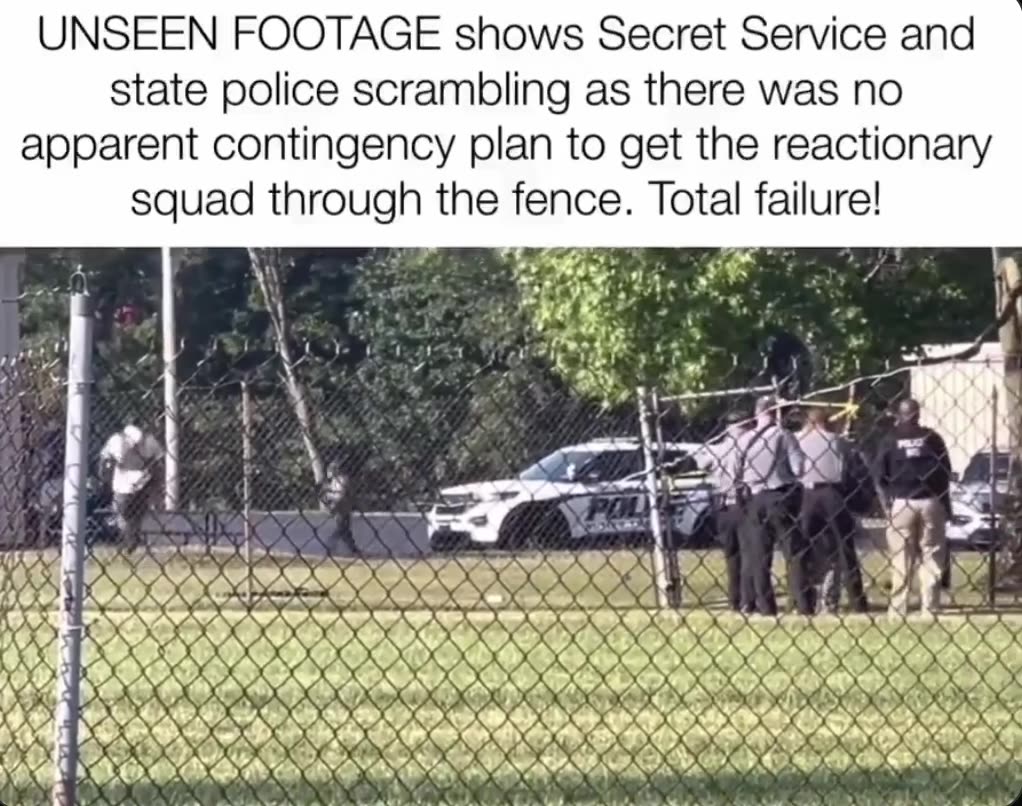 VIDEO SHOWS COPS STRUGGLING TO GET TO TRUMP'S SHOOTER LOCATION