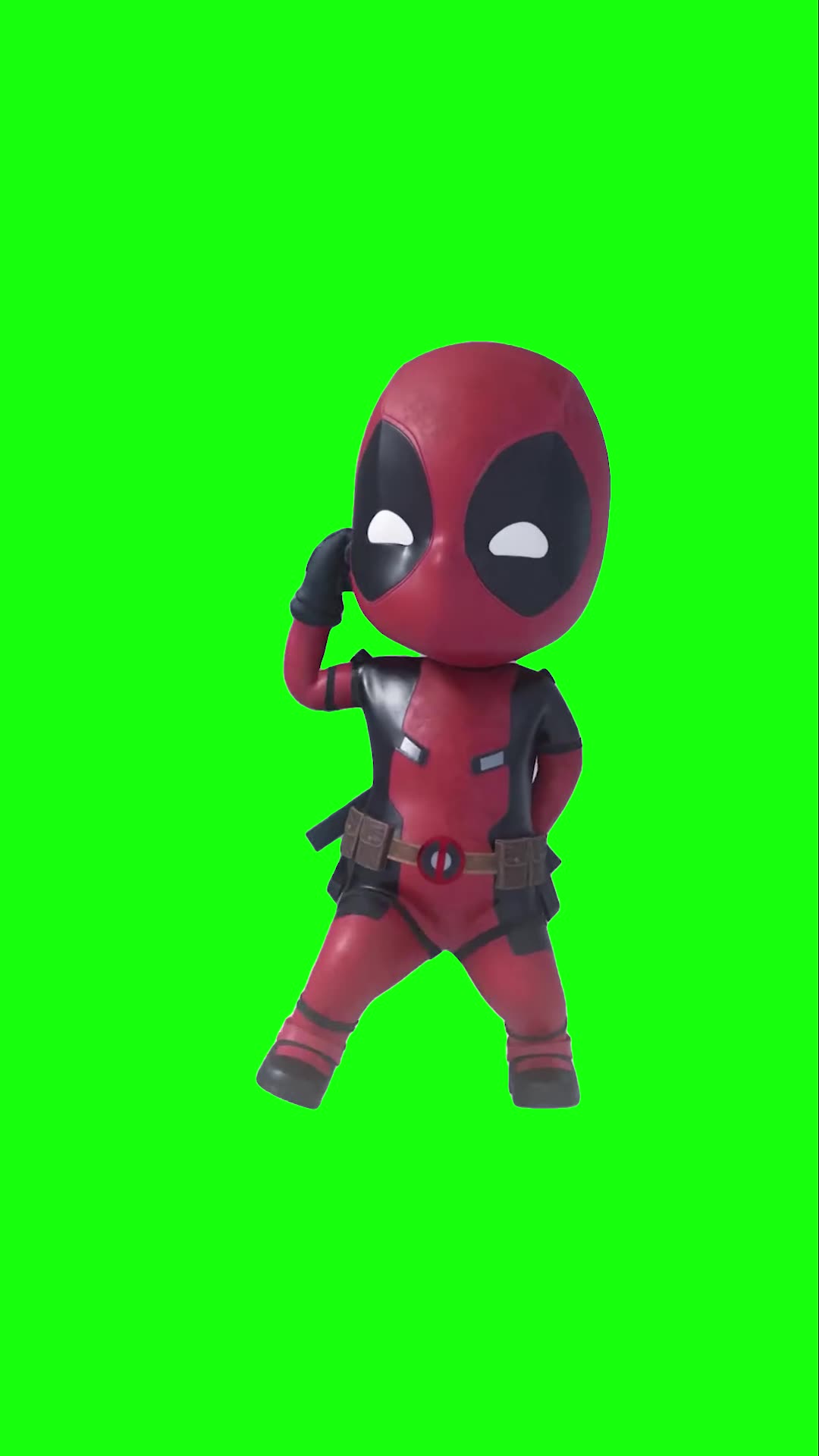 Baby Deadpool Bye Bye Bye Dance | Green Screen