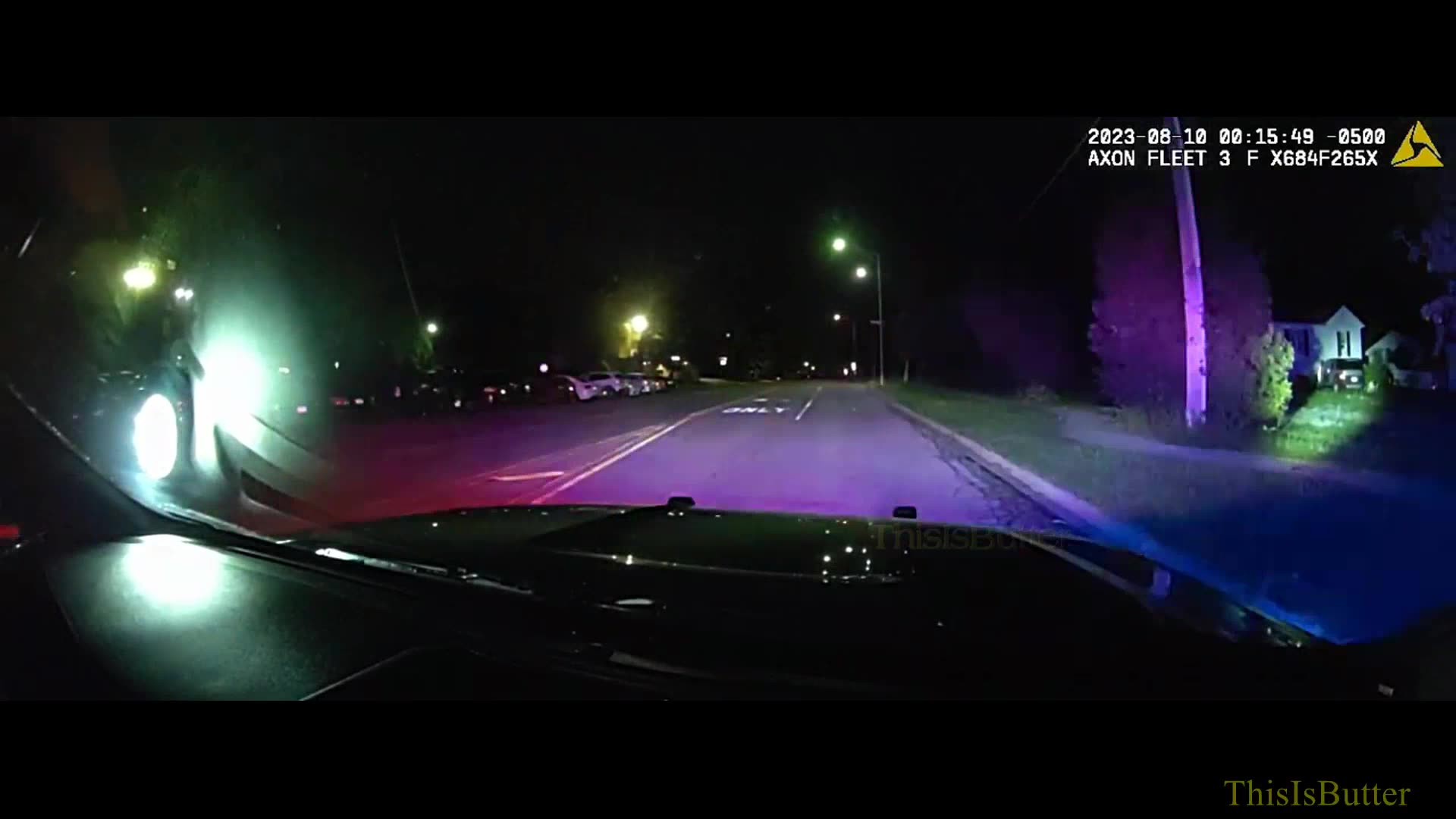 Westmont Police dash cam shows pursuit suspect crashing into a light ...