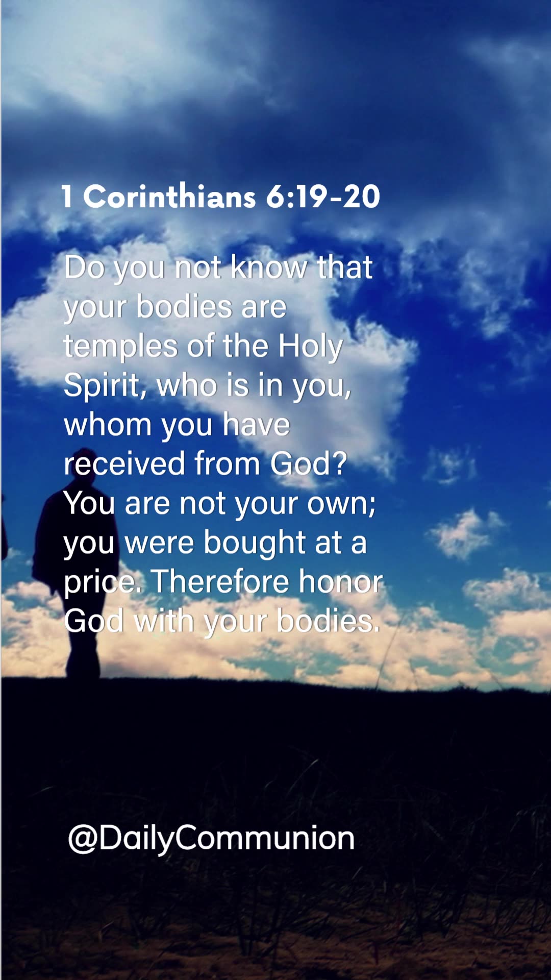 1 Corinthians 6:19-20