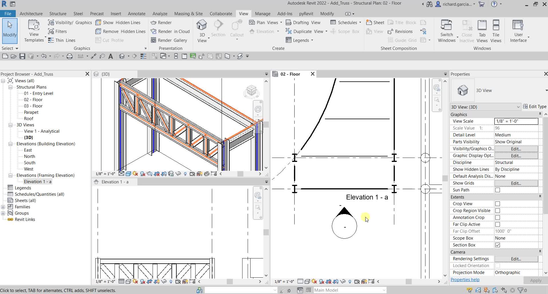 REVIT STRUCTURE 2022 LESSON 15 - CREATING STEEL TRUSS