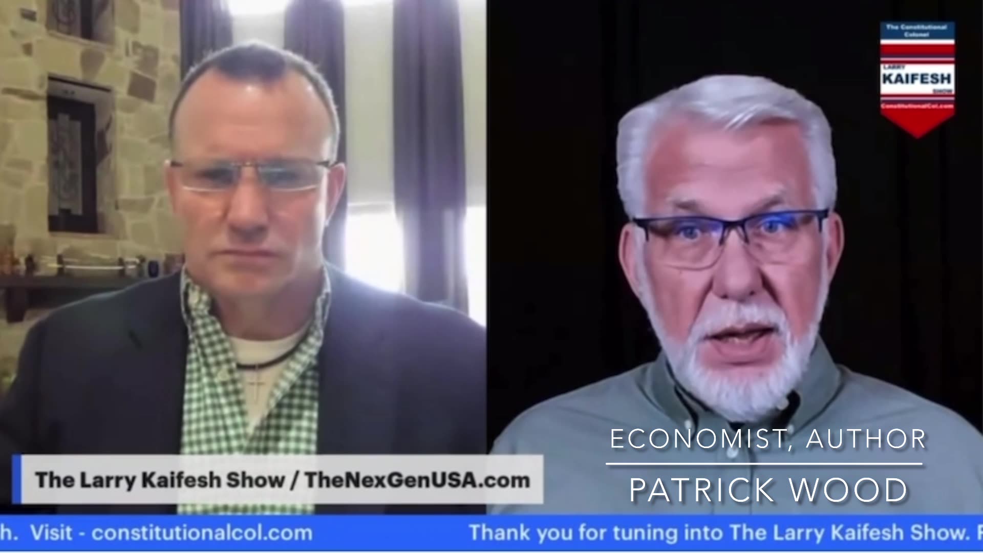 Patrick Wood (Part 2) with The Constitutional Colonel Larry Kaifesh ...