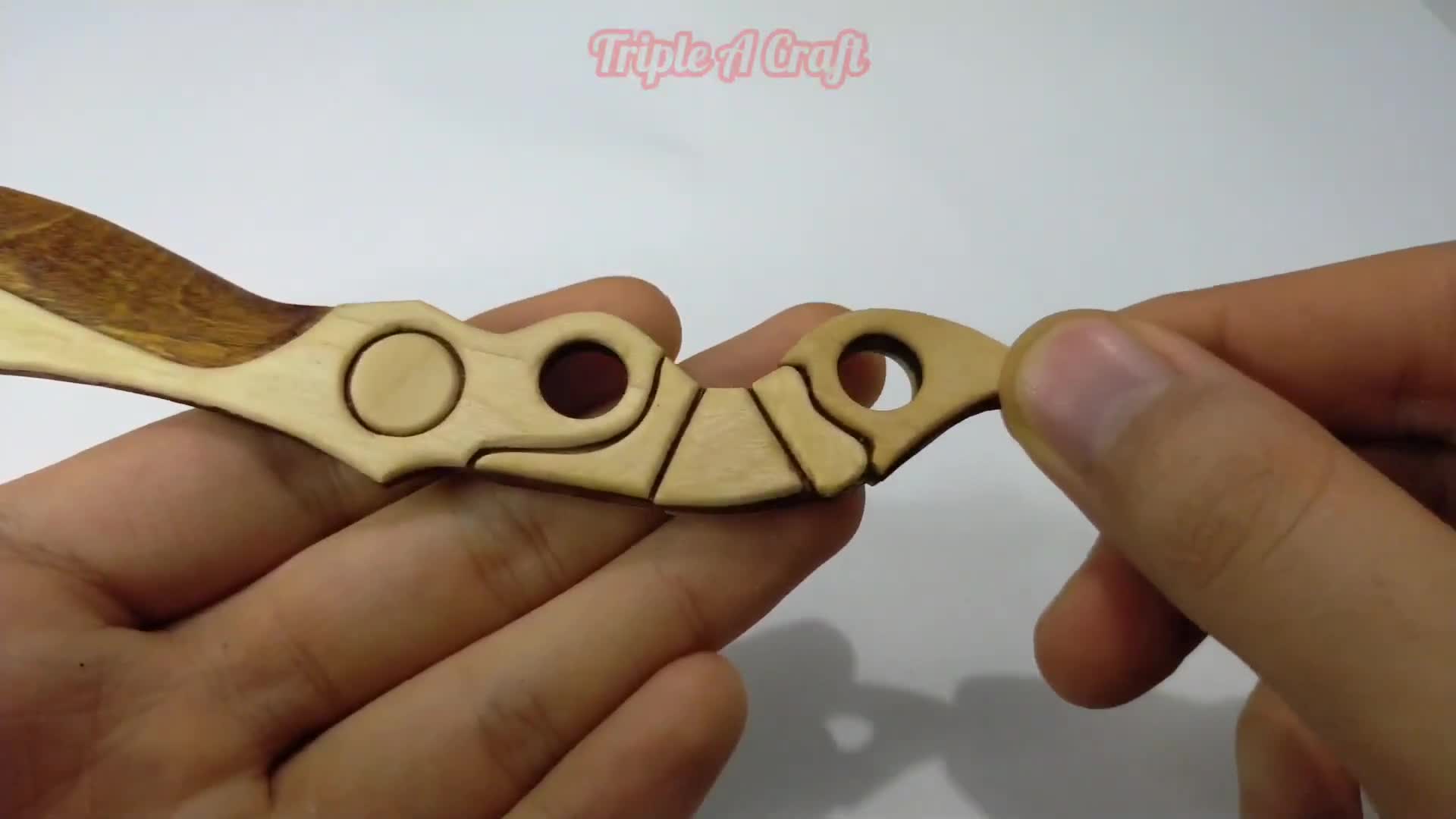 Tutorial on how to make crafts - a special forces knife from an ice ...