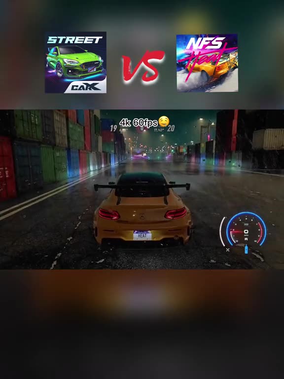 CarX Street 144p VS 4k Graphics