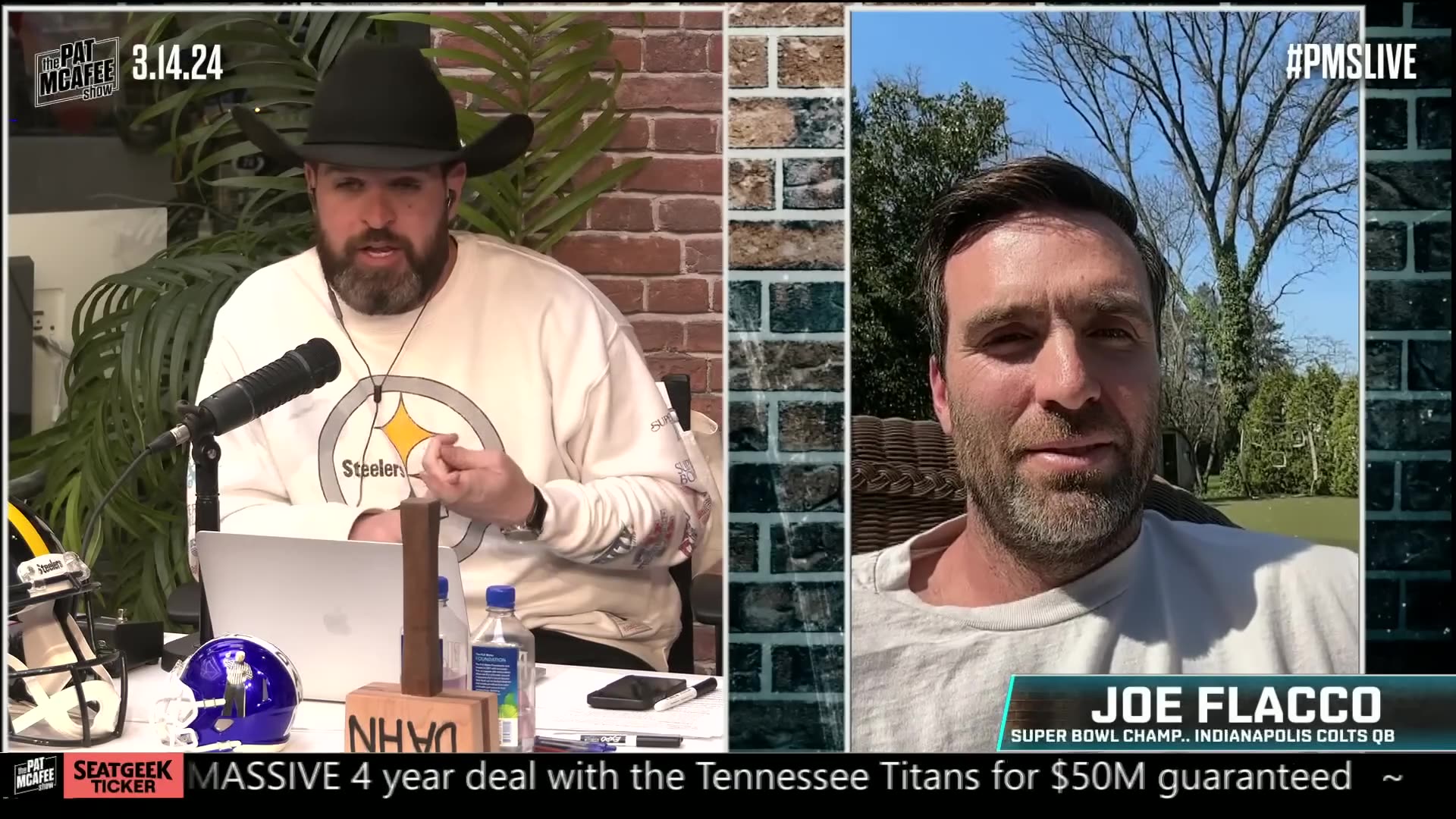 Joe Flacco talks joining the Colts, teaming up with Anthony Richardson ...