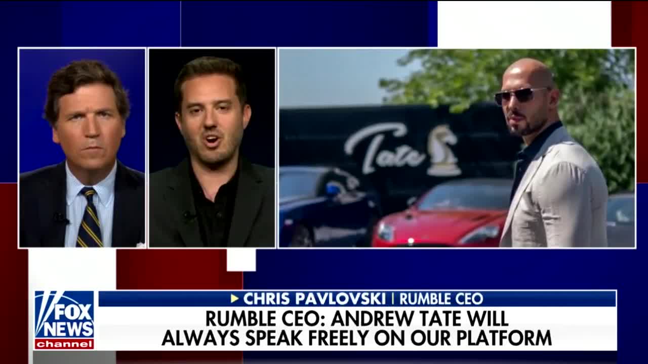 Rumble CEO defends his decision to give Andrew Tate a platform after ...