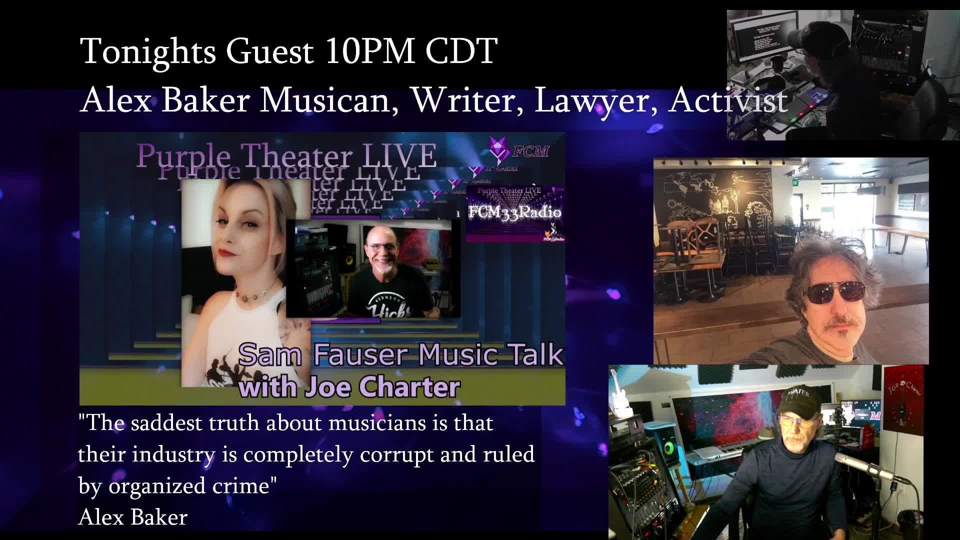 Music Show Alex Baker Family Law expert, Singer-Songwriter Interview # ...